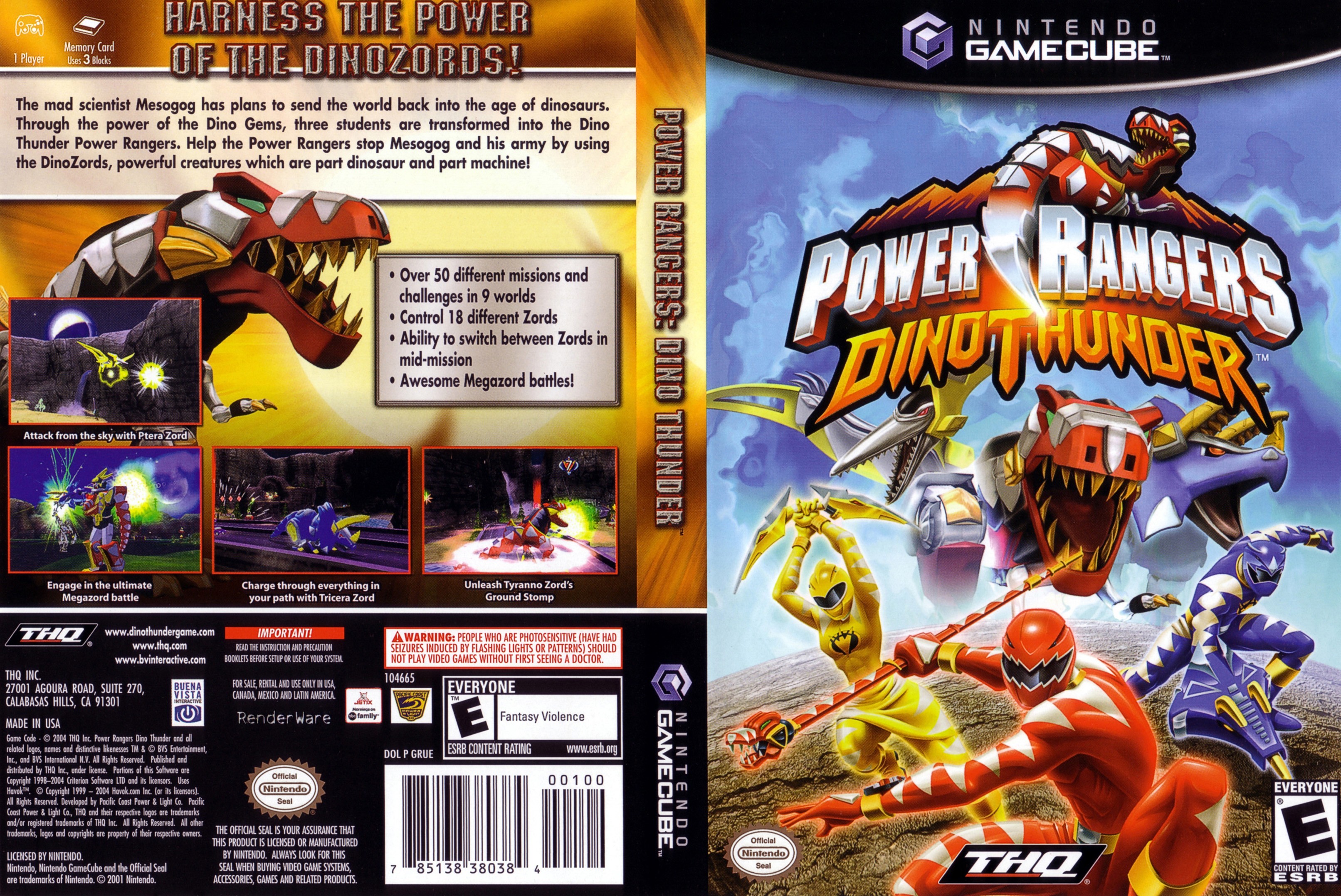 Power Rangers Dino Thunder ISO Power Rangers Dino Thunder ISO